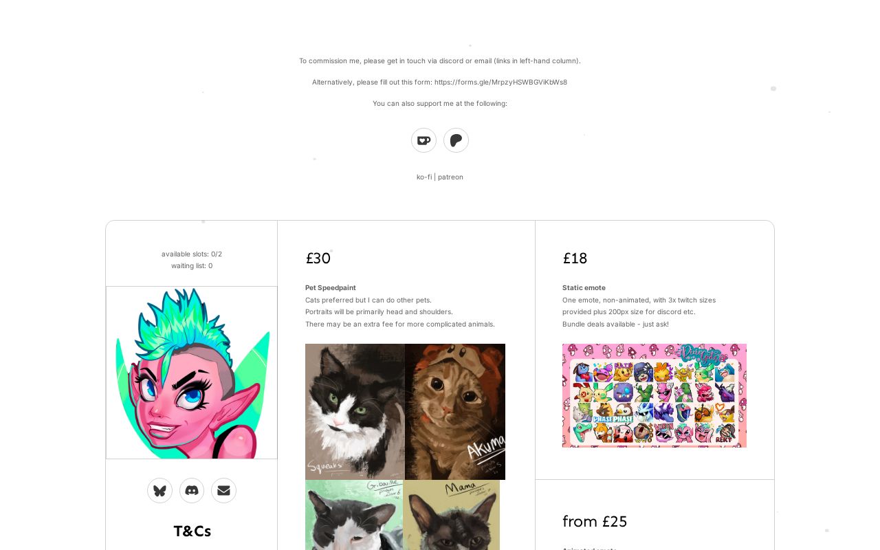 Pixieguts' Commissions 2025